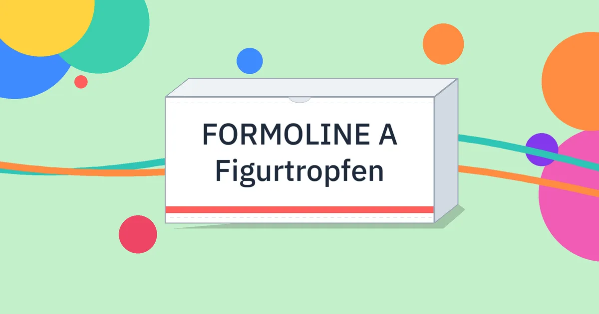 Symbolbild: Packung mit der Aufschrift FORMOLINE A Figurtropfen (PZN 03578107) – Verfügbarkeit und Bezug in Apotheken in Frankfurt am Main