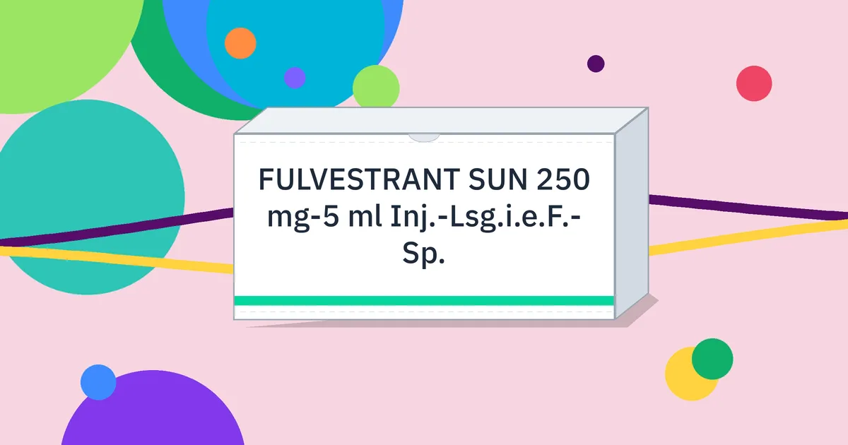 Symbolbild: Packung mit der Aufschrift FULVESTRANT SUN 250 mg-5 ml Inj.-Lsg.i.e.F.-Sp. (PZN 16002403) – Verfügbarkeit und Bezug in Apotheken in Frankfurt am Main