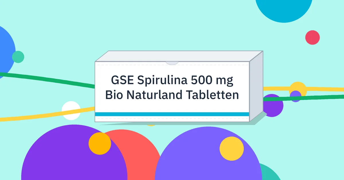 Symbolbild: Packung mit der Aufschrift GSE Spirulina 500 mg Bio Naturland Tabletten (PZN 05386010) – Verfügbarkeit und Bezug in Apotheken in Frankfurt am Main