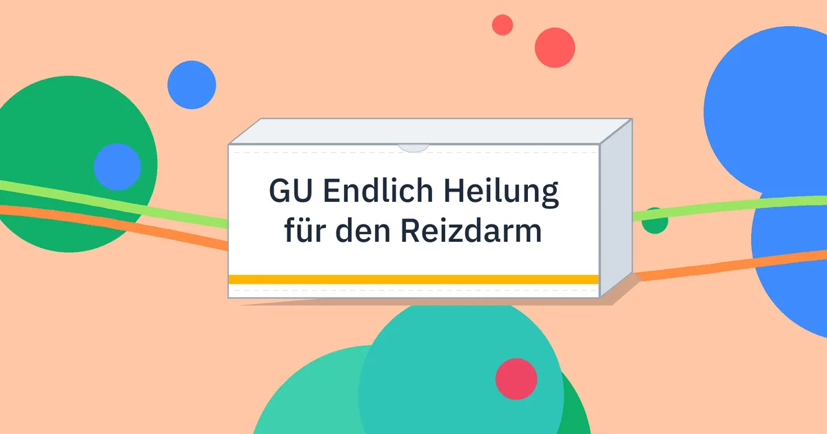 Symbolbild: Packung mit der Aufschrift GU Endlich Heilung für den Reizdarm (PZN 18266247) – Verfügbarkeit und Bezug in Apotheken in Frankfurt am Main
