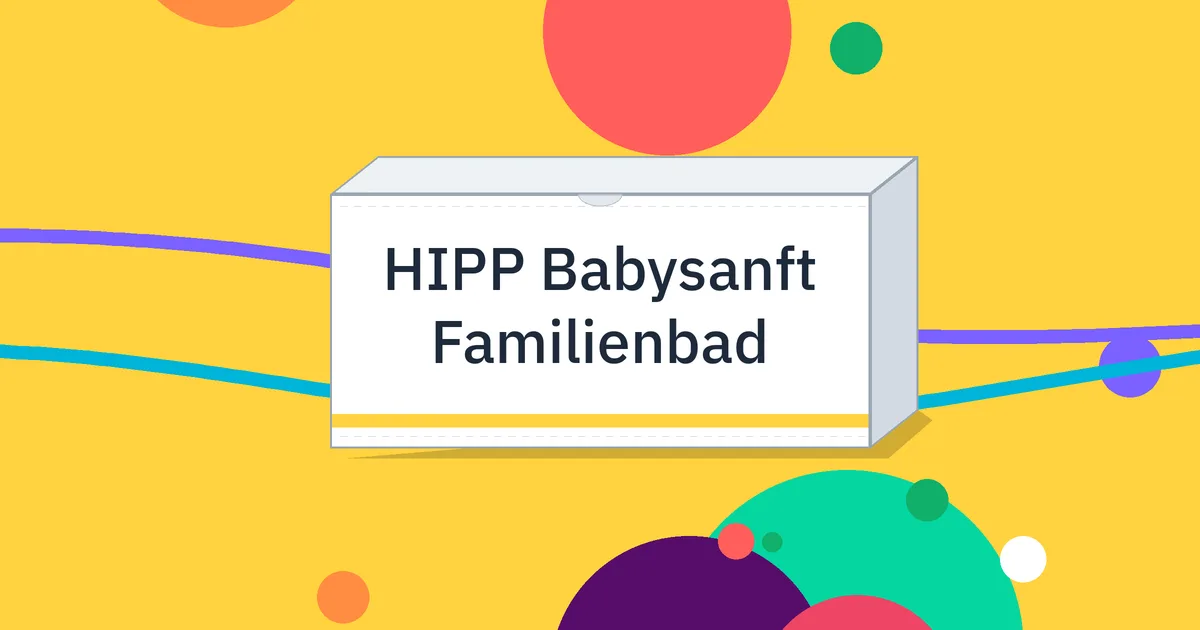 Symbolbild: Packung mit der Aufschrift HIPP Babysanft Familienbad (PZN 05383230) – Verfügbarkeit und Bezug in Apotheken in Frankfurt am Main