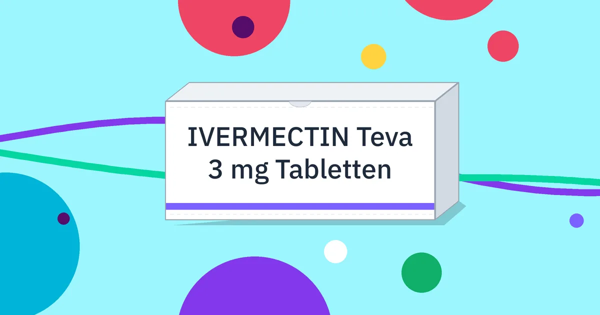 Symbolbild: Packung mit der Aufschrift IVERMECTIN Teva 3 mg Tabletten (PZN 19844901) – Verfügbarkeit und Bezug in Apotheken in Frankfurt am Main