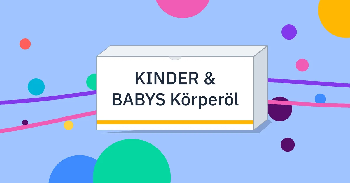 Symbolbild: Packung mit der Aufschrift KINDER & BABYS Körperöl (PZN 18297437) – Verfügbarkeit und Bezug in Apotheken in Frankfurt am Main