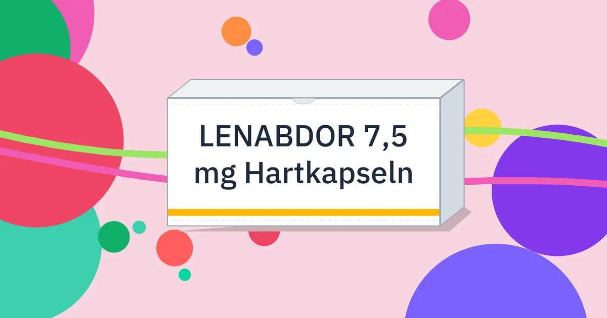 Symbolbild: Packung mit der Aufschrift LENABDOR 7,5 mg Hartkapseln (PZN 17934296) – Verfügbarkeit und Bezug in Apotheken in Frankfurt am Main
