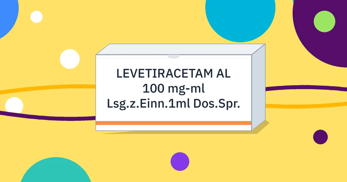 Symbolbild: Packung mit der Aufschrift LEVETIRACETAM AL 100 mg-ml Lsg.z.Einn.1ml Dos.Spr. (PZN 14270855) – Verfügbarkeit und Bezug in Apotheken in Frankfurt am Main