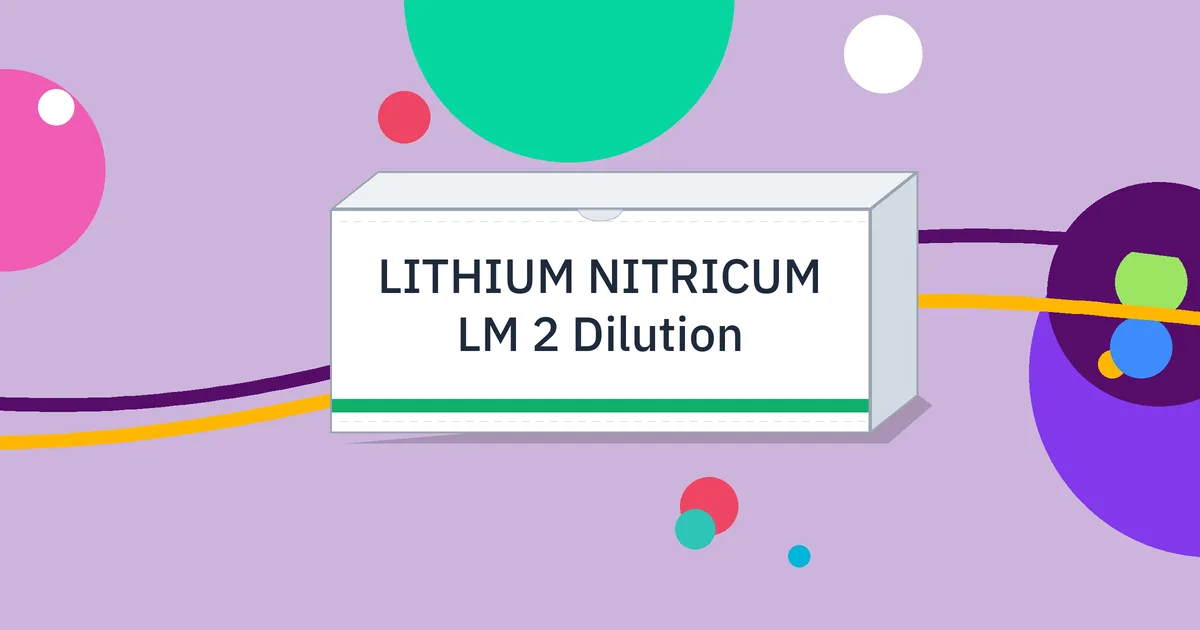 Symbolbild: Packung mit der Aufschrift LITHIUM NITRICUM LM 2 Dilution (PZN 12932358) – Verfügbarkeit und Bezug in Apotheken in Frankfurt am Main
