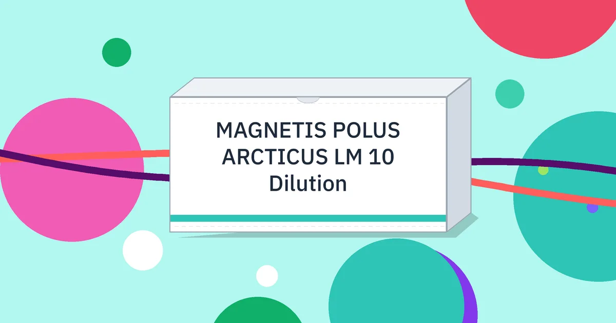 Symbolbild: Packung mit der Aufschrift MAGNETIS POLUS ARCTICUS LM 10 Dilution (PZN 12940949) – Verfügbarkeit und Bezug in Apotheken in Frankfurt am Main