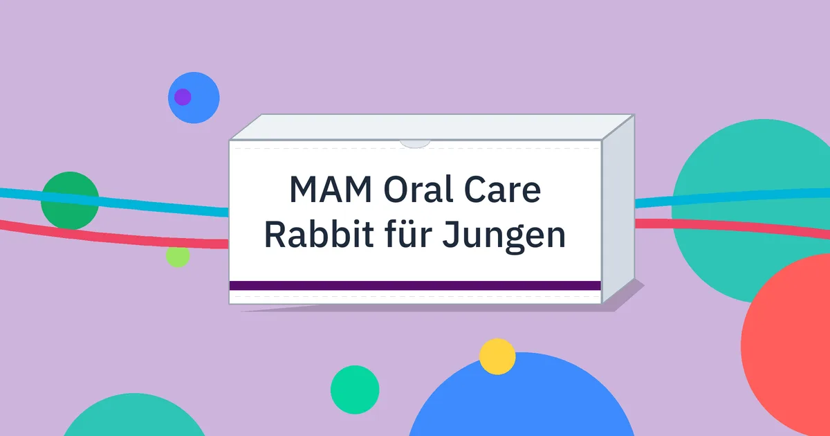 Symbolbild: Packung mit der Aufschrift MAM Oral Care Rabbit für Jungen (PZN 12670964) – Verfügbarkeit und Bezug in Apotheken in Frankfurt am Main