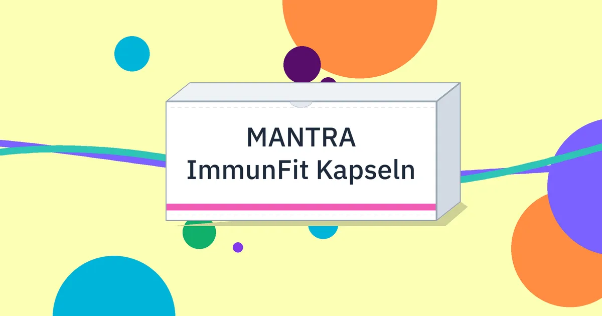 Symbolbild: Packung mit der Aufschrift MANTRA ImmunFit Kapseln (PZN 01634103) – Verfügbarkeit und Bezug in Apotheken in Frankfurt am Main