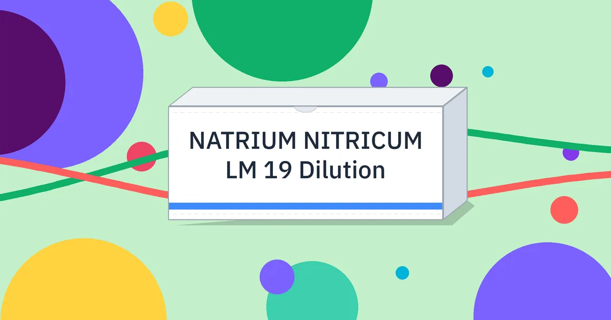 Symbolbild: Packung mit der Aufschrift NATRIUM NITRICUM LM 19 Dilution (PZN 12965725) – Verfügbarkeit und Bezug in Apotheken in Frankfurt am Main