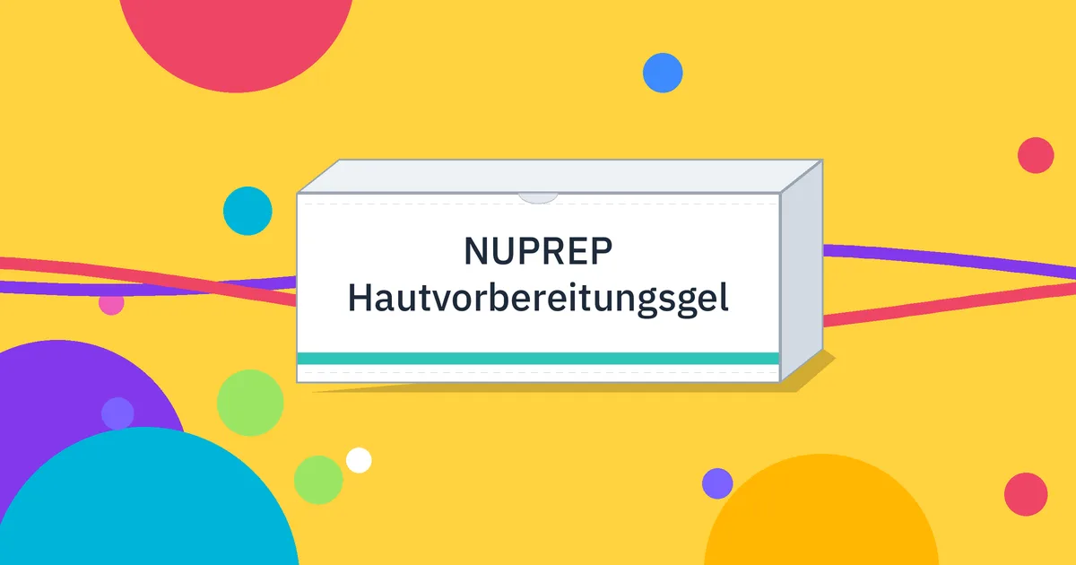 Symbolbild: Packung mit der Aufschrift NUPREP Hautvorbereitungsgel (PZN 16888536) – Verfügbarkeit und Bezug in Apotheken in Frankfurt am Main