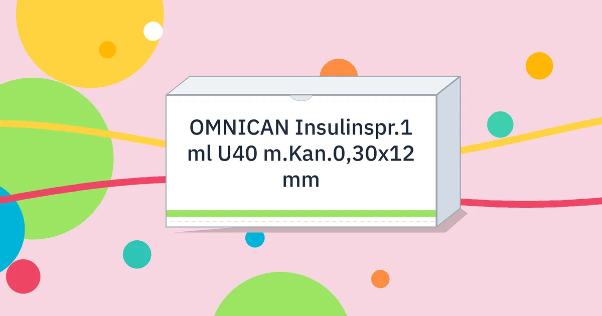 Symbolbild: Packung mit der Aufschrift OMNICAN Insulinspr.1 ml U40 m.Kan.0,30x12 mm (PZN 15746395) – Verfügbarkeit und Bezug in Apotheken in Frankfurt am Main
