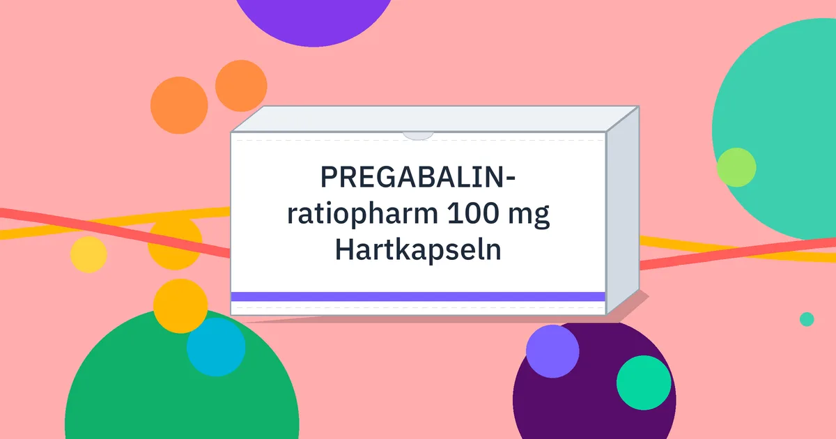 Symbolbild: Packung mit der Aufschrift PREGABALIN-ratiopharm 100 mg Hartkapseln (PZN 10328871) – Verfügbarkeit und Bezug in Apotheken in Frankfurt am Main