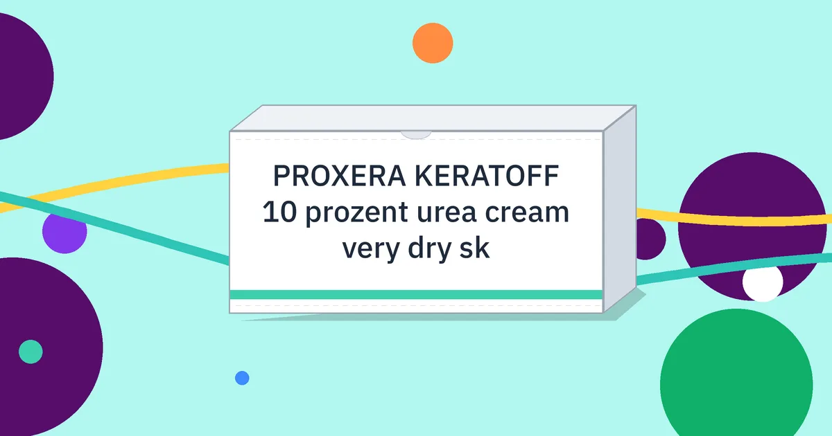 Symbolbild: Packung mit der Aufschrift PROXERA KERATOFF 10 prozent urea cream very dry sk (PZN 12478824) – Verfügbarkeit und Bezug in Apotheken in Frankfurt am Main