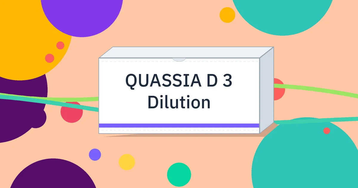 Symbolbild: Packung mit der Aufschrift QUASSIA D 3 Dilution (PZN 02620480) – Verfügbarkeit und Bezug in Apotheken in Frankfurt am Main