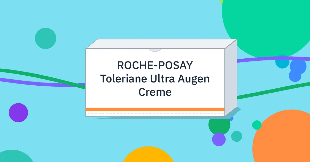 Symbolbild: Packung mit der Aufschrift ROCHE-POSAY Toleriane Ultra Augen Creme (PZN 11088191) – Verfügbarkeit und Bezug in Apotheken in Frankfurt am Main
