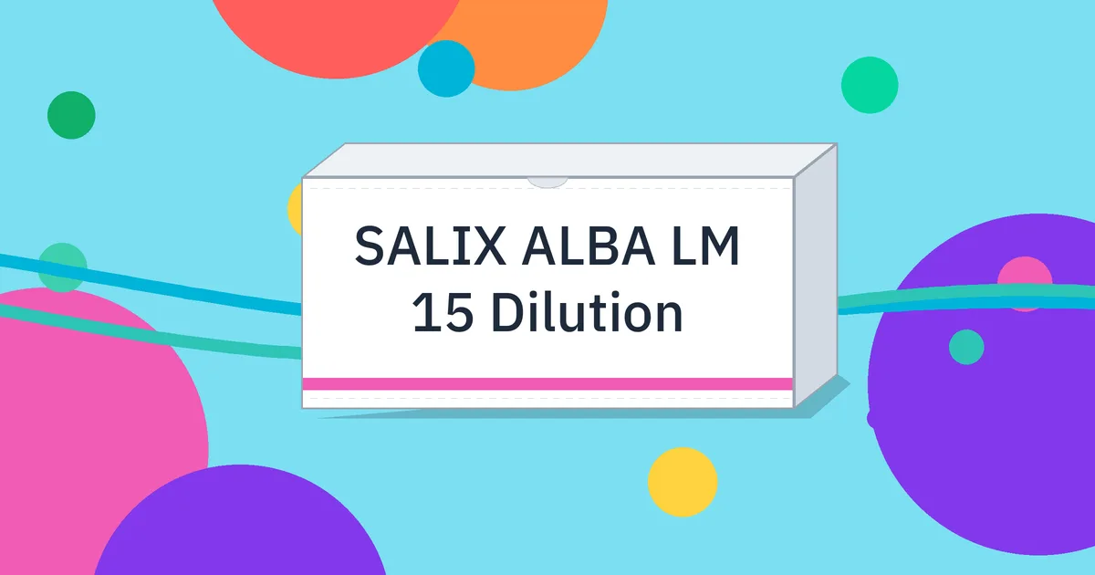 Symbolbild: Packung mit der Aufschrift SALIX ALBA LM 15 Dilution (PZN 13177680) – Verfügbarkeit und Bezug in Apotheken in Frankfurt am Main