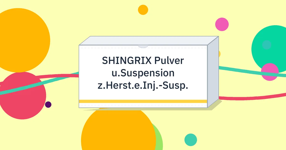 Symbolbild: Packung mit der Aufschrift SHINGRIX Pulver u.Suspension z.Herst.e.Inj.-Susp. (PZN 18777746) – Verfügbarkeit und Bezug in Apotheken in Frankfurt am Main