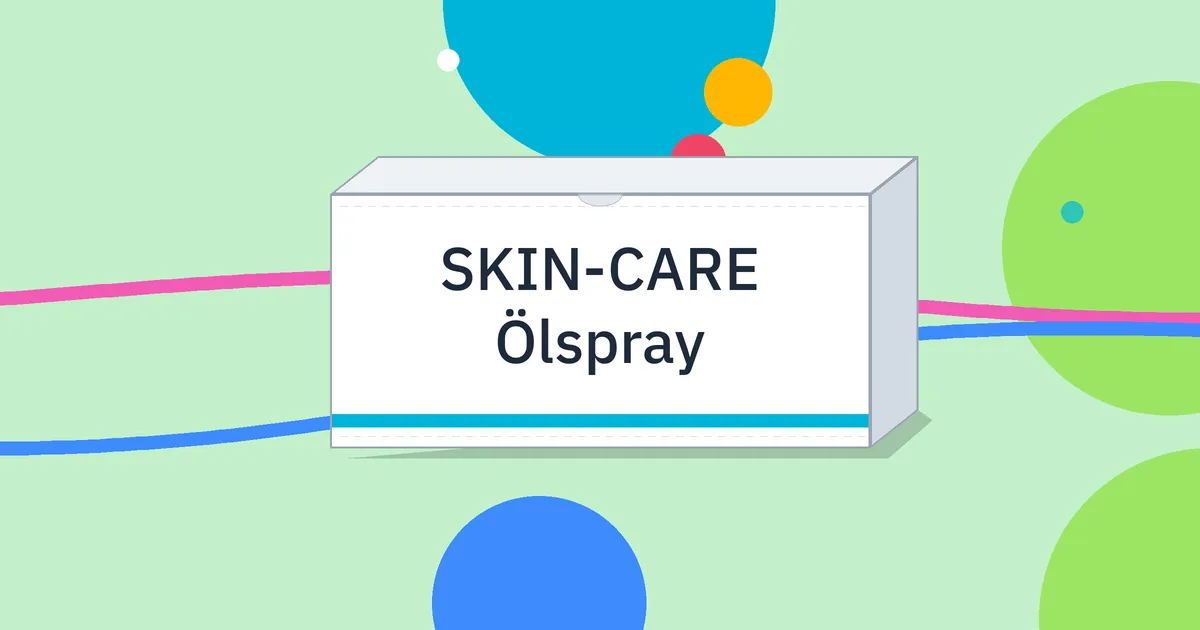 Symbolbild: Packung mit der Aufschrift SKIN-CARE Ölspray (PZN 15372552) – Verfügbarkeit und Bezug in Apotheken in Frankfurt am Main