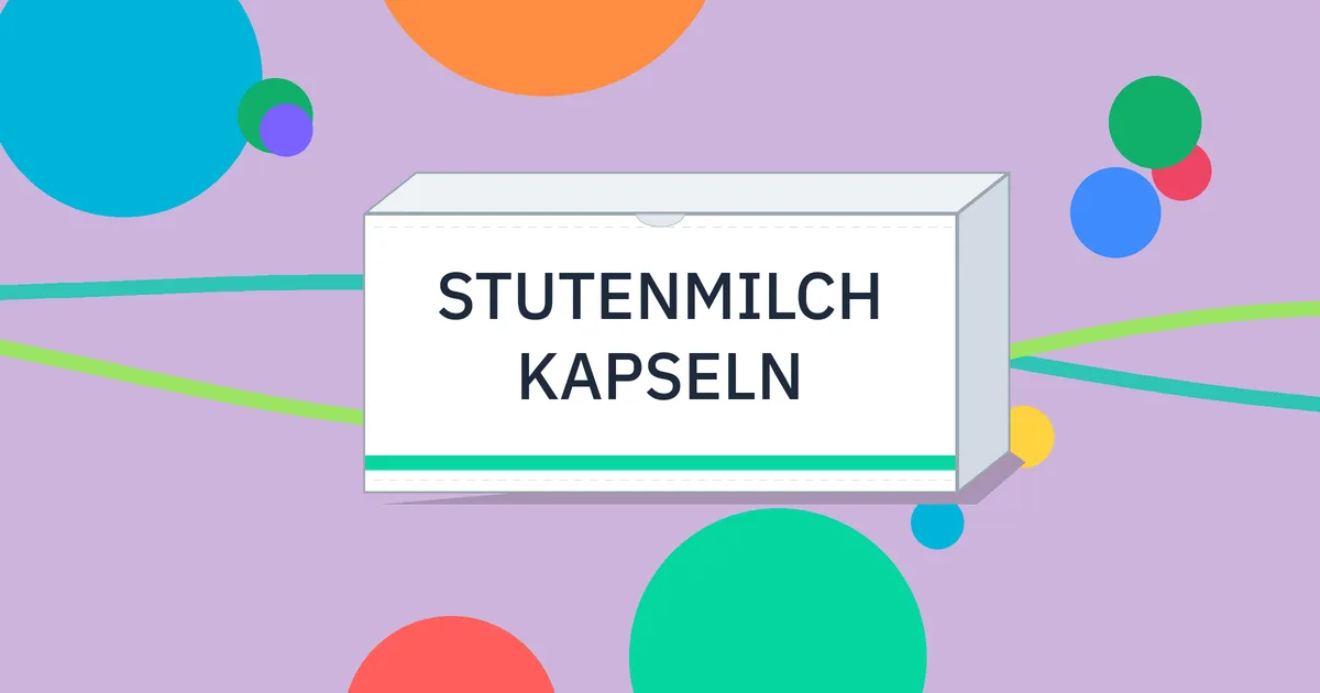 Symbolbild: Packung mit der Aufschrift STUTENMILCH KAPSELN (PZN 04684142) – Verfügbarkeit und Bezug in Apotheken in Frankfurt am Main