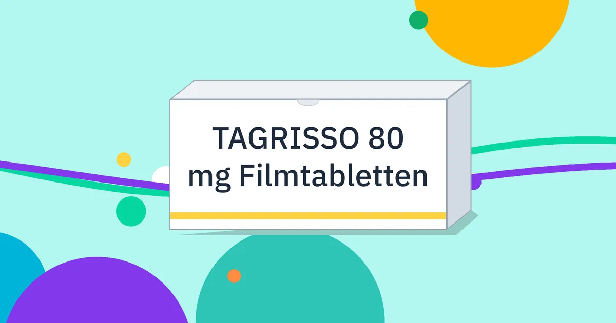 Symbolbild: Packung mit der Aufschrift TAGRISSO 80 mg Filmtabletten (PZN 12743338) – Verfügbarkeit und Bezug in Apotheken in Frankfurt am Main