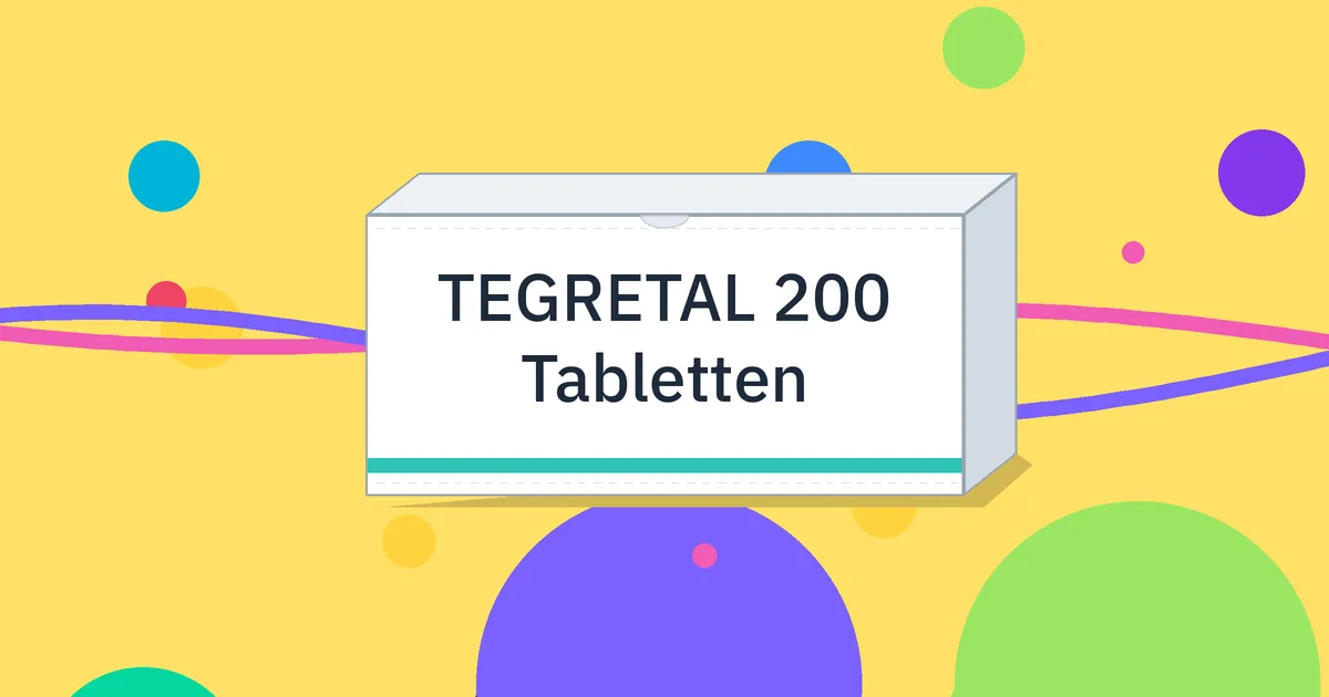 Symbolbild: Packung mit der Aufschrift TEGRETAL 200 Tabletten (PZN 04922972) – Verfügbarkeit und Bezug in Apotheken in Frankfurt am Main