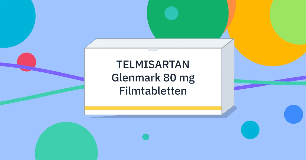 Symbolbild: Packung mit der Aufschrift TELMISARTAN Glenmark 80 mg Filmtabletten (PZN 11047708) – Verfügbarkeit und Bezug in Apotheken in Frankfurt am Main