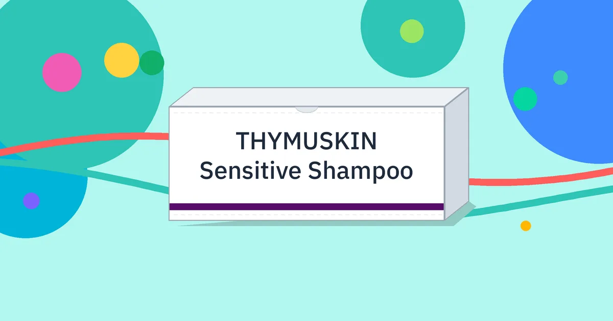 Symbolbild: Packung mit der Aufschrift THYMUSKIN Sensitive Shampoo (PZN 19458747) – Verfügbarkeit und Bezug in Apotheken in Frankfurt am Main
