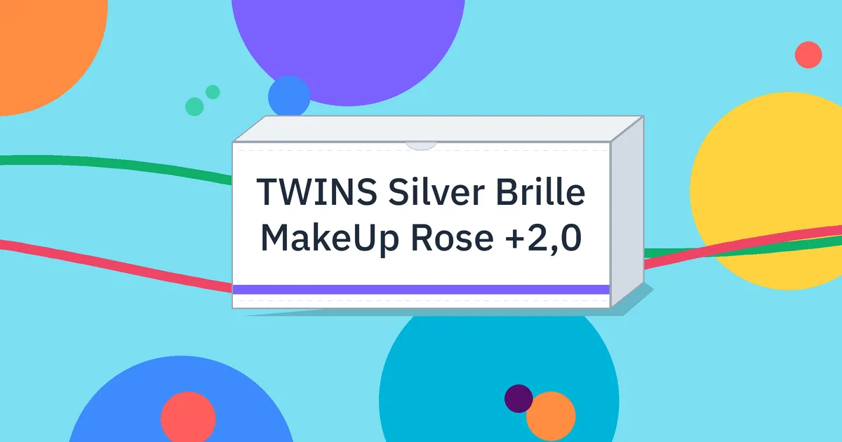 Symbolbild: Packung mit der Aufschrift TWINS Silver Brille MakeUp Rose +2,0 (PZN 14041497) – Verfügbarkeit und Bezug in Apotheken in Frankfurt am Main