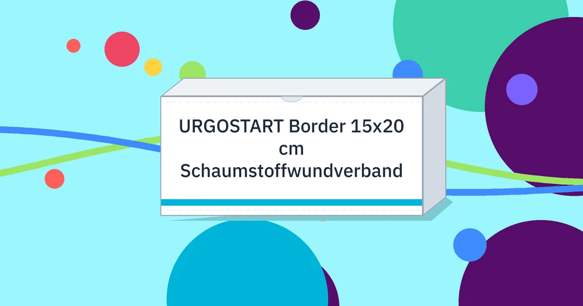Symbolbild: Packung mit der Aufschrift URGOSTART Border 15x20 cm Schaumstoffwundverband (PZN 10181020) – Verfügbarkeit und Bezug in Apotheken in Frankfurt am Main