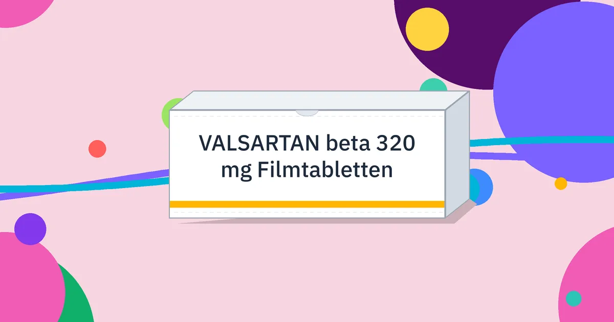 Symbolbild: Packung mit der Aufschrift VALSARTAN beta 320 mg Filmtabletten (PZN 17454171) – Verfügbarkeit und Bezug in Apotheken in Frankfurt am Main