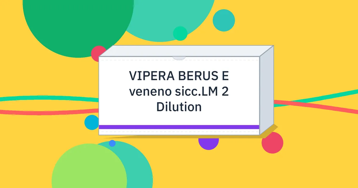 Symbolbild: Packung mit der Aufschrift VIPERA BERUS E veneno sicc.LM 2 Dilution (PZN 13276821) – Verfügbarkeit und Bezug in Apotheken in Frankfurt am Main