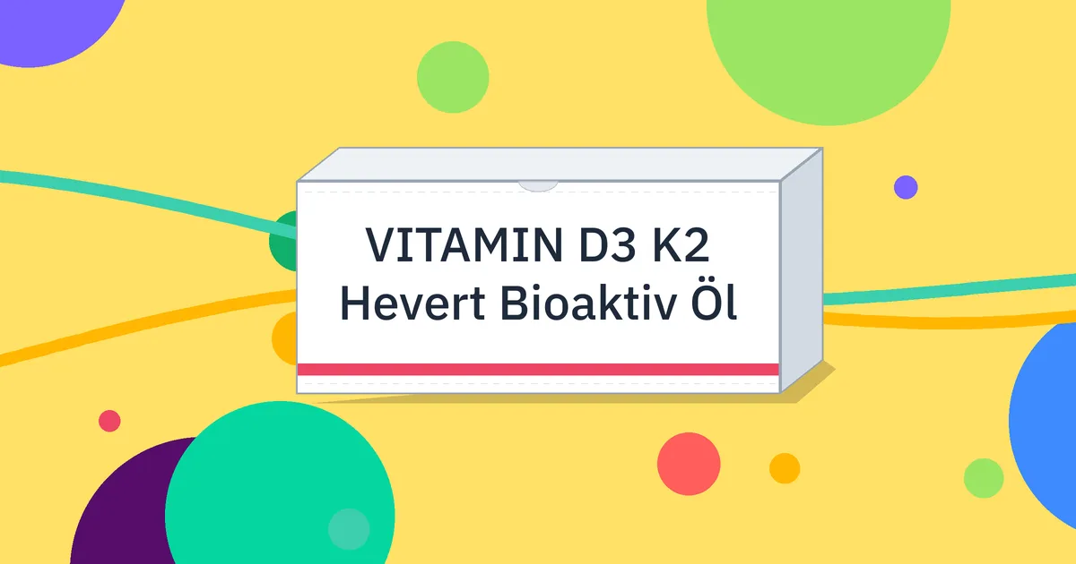 Symbolbild: Packung mit der Aufschrift VITAMIN D3 K2 Hevert Bioaktiv Öl (PZN 19264351) – Verfügbarkeit und Bezug in Apotheken in Frankfurt am Main