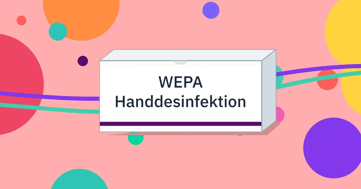 Symbolbild: Packung mit der Aufschrift WEPA Handdesinfektion (PZN 20837987) – Verfügbarkeit und Bezug in Apotheken in Frankfurt am Main
