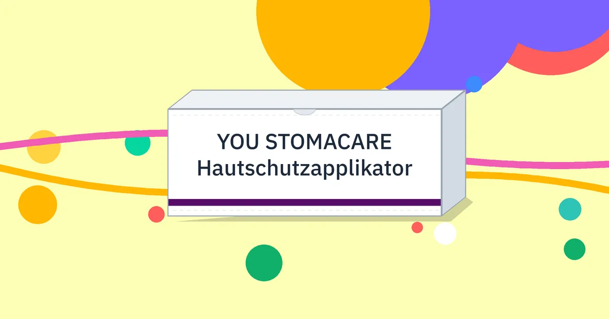 Symbolbild: Packung mit der Aufschrift YOU STOMACARE Hautschutzapplikator (PZN 16787539) – Verfügbarkeit und Bezug in Apotheken in Frankfurt am Main