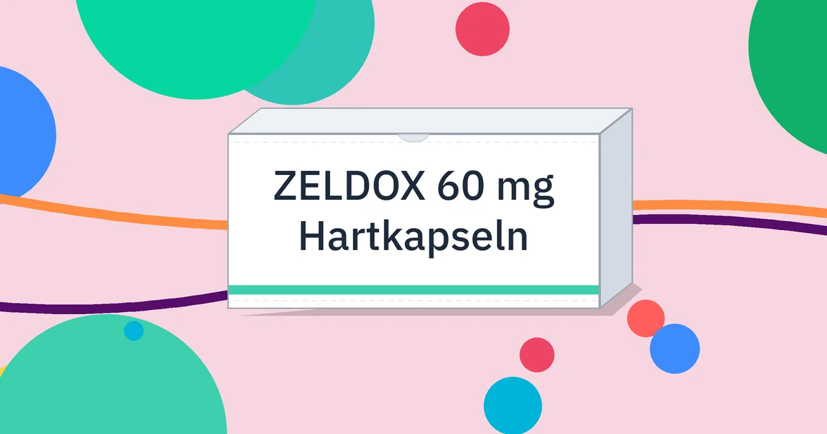 Symbolbild: Packung mit der Aufschrift ZELDOX 60 mg Hartkapseln (PZN 16682734) – Verfügbarkeit und Bezug in Apotheken in Frankfurt am Main