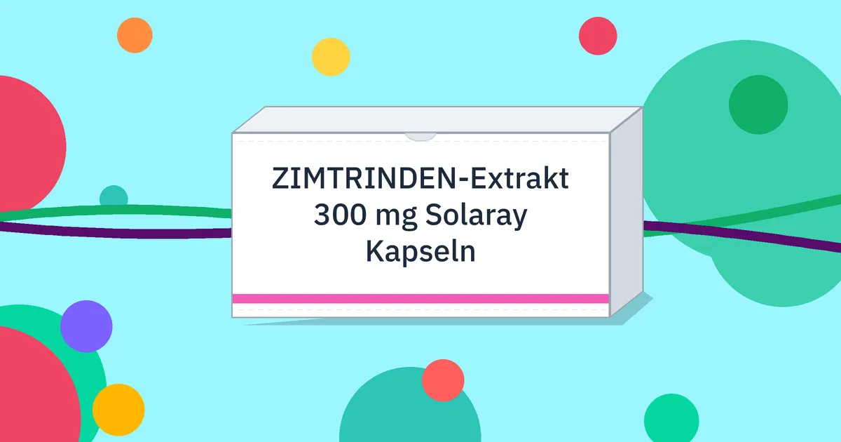 Symbolbild: Packung mit der Aufschrift ZIMTRINDEN-Extrakt 300 mg Solaray Kapseln (PZN 17255187) – Verfügbarkeit und Bezug in Apotheken in Frankfurt am Main