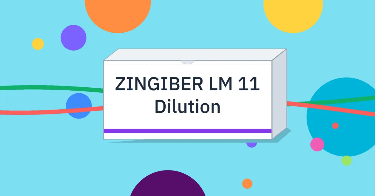 Symbolbild: Packung mit der Aufschrift ZINGIBER LM 11 Dilution (PZN 13301708) – Verfügbarkeit und Bezug in Apotheken in Frankfurt am Main