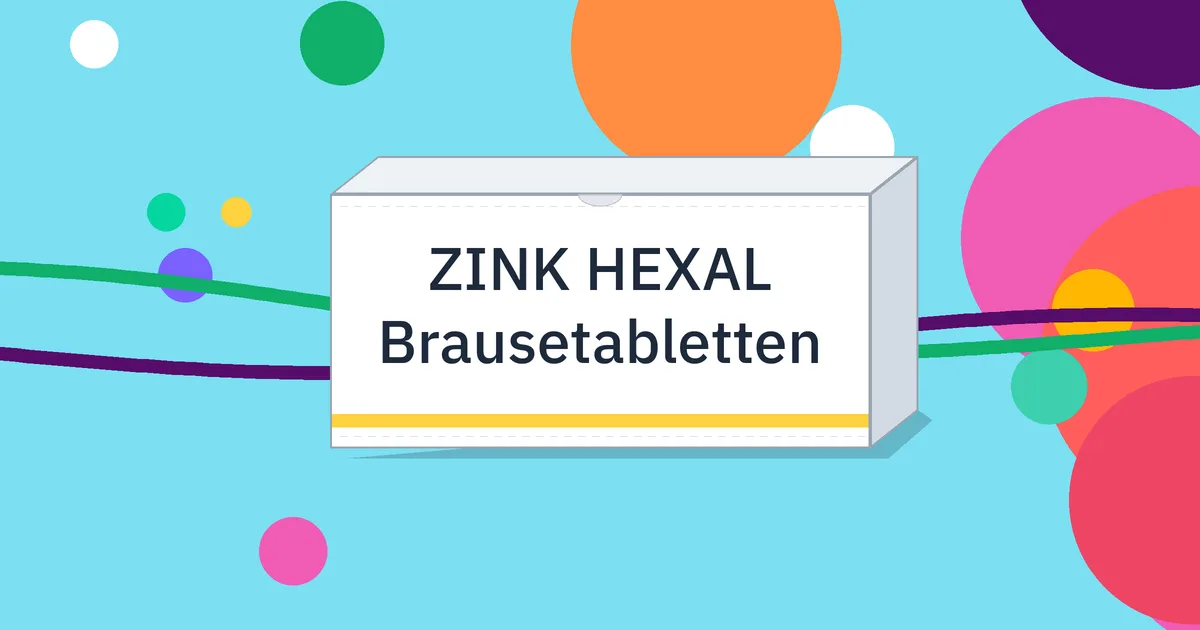 Symbolbild: Packung mit der Aufschrift ZINK HEXAL Brausetabletten (PZN 02415337) – Verfügbarkeit und Bezug in Apotheken in Frankfurt am Main