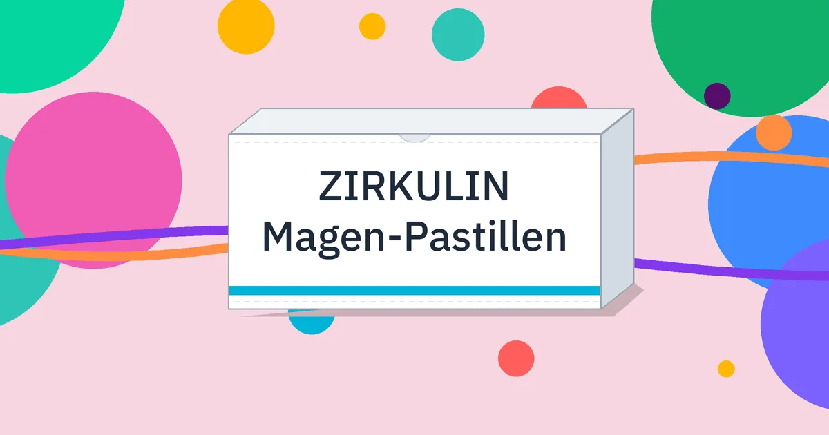 Symbolbild: Packung mit der Aufschrift ZIRKULIN Magen-Pastillen (PZN 00839866) – Verfügbarkeit und Bezug in Apotheken in Frankfurt am Main