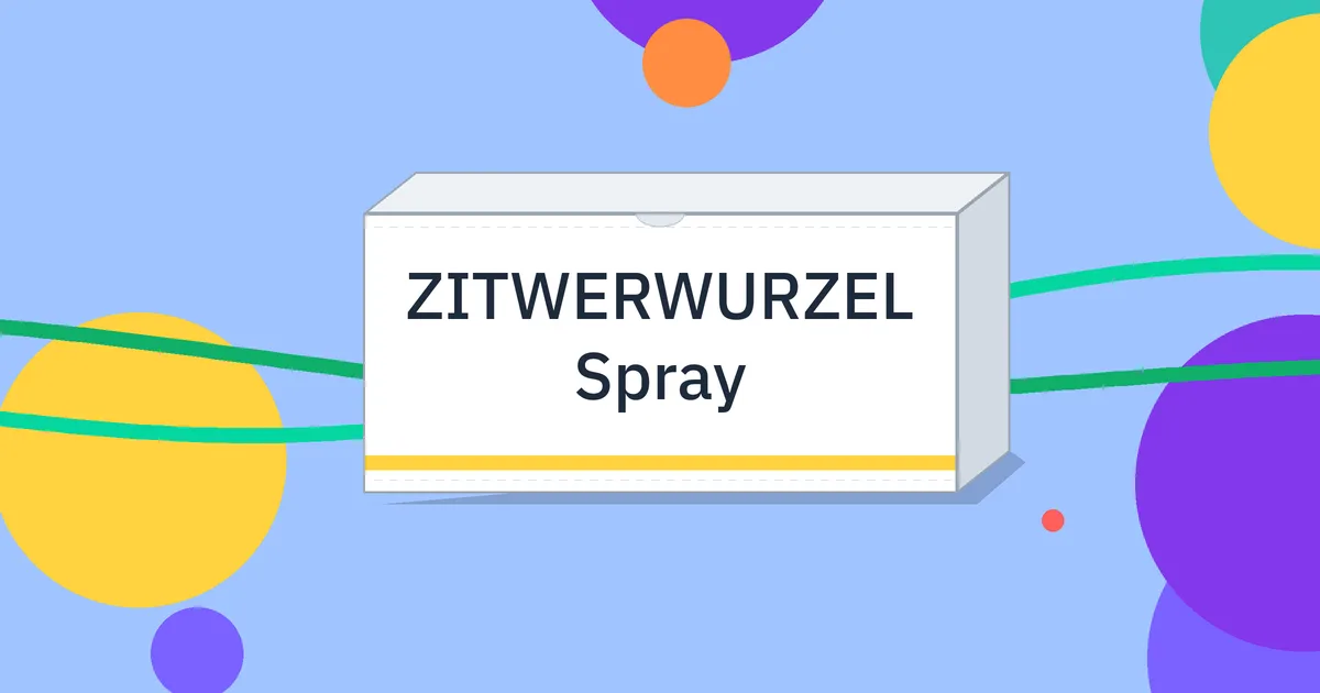 Symbolbild: Packung mit der Aufschrift ZITWERWURZEL Spray (PZN 11874179) – Verfügbarkeit und Bezug in Apotheken in Frankfurt am Main