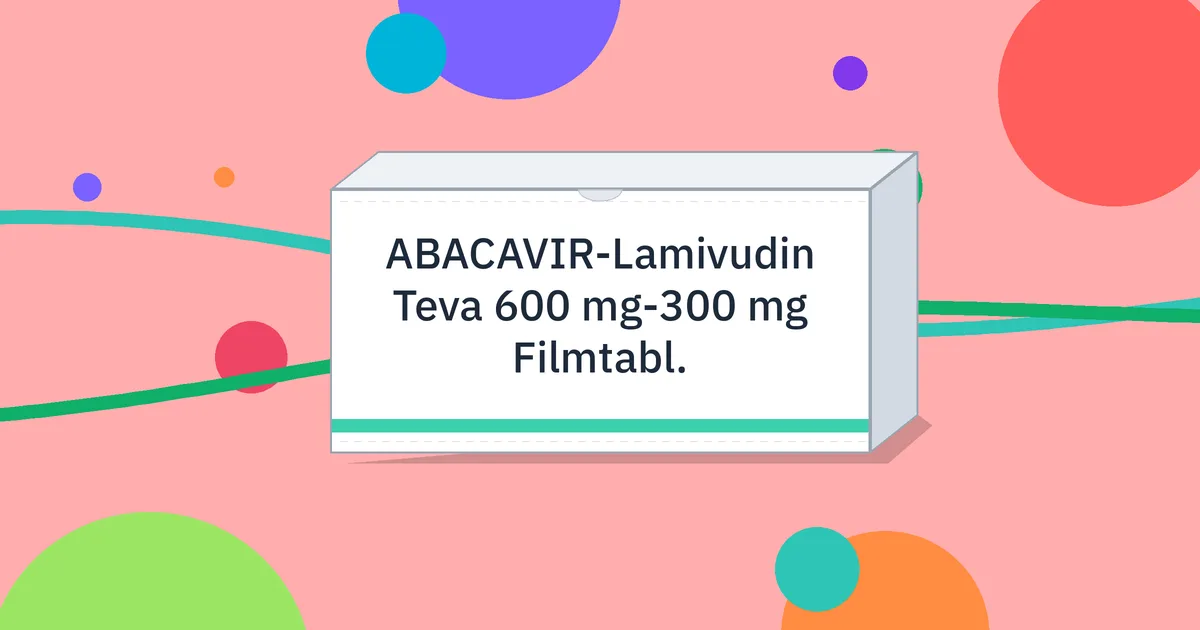 Symbolbild: Packung mit der Aufschrift ABACAVIR-Lamivudin Teva 600 mg-300 mg Filmtabl. (PZN 13818995) – Verfügbarkeit und Bezug in Apotheken in Frankfurt am Main