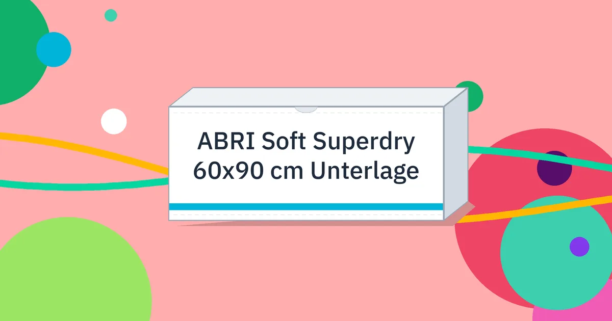 Symbolbild: Packung mit der Aufschrift ABRI Soft Superdry 60x90 cm Unterlage (PZN 16238927) – Verfügbarkeit und Bezug in Apotheken in Frankfurt am Main
