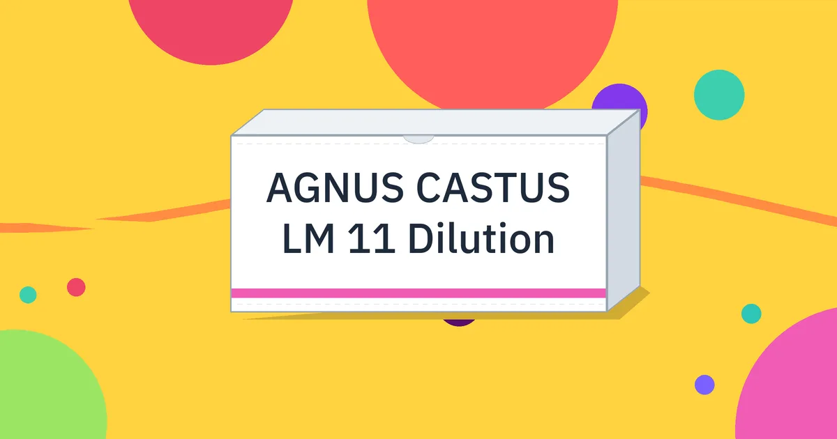 Symbolbild: Packung mit der Aufschrift AGNUS CASTUS LM 11 Dilution (PZN 13305304) – Verfügbarkeit und Bezug in Apotheken in Frankfurt am Main