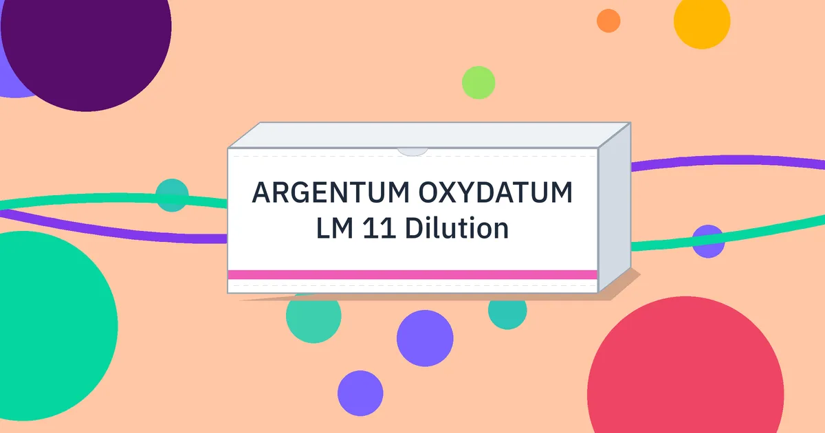 Symbolbild: Packung mit der Aufschrift ARGENTUM OXYDATUM LM 11 Dilution (PZN 12769071) – Verfügbarkeit und Bezug in Apotheken in Frankfurt am Main