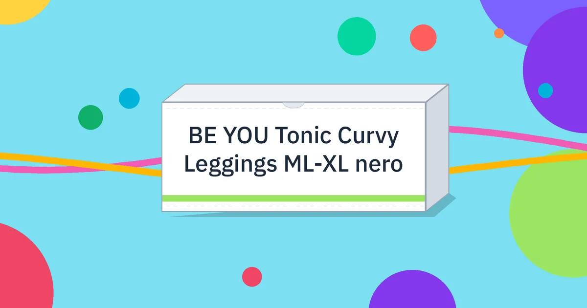 Symbolbild: Packung mit der Aufschrift BE YOU Tonic Curvy Leggings ML-XL nero (PZN 18319647) – Verfügbarkeit und Bezug in Apotheken in Frankfurt am Main