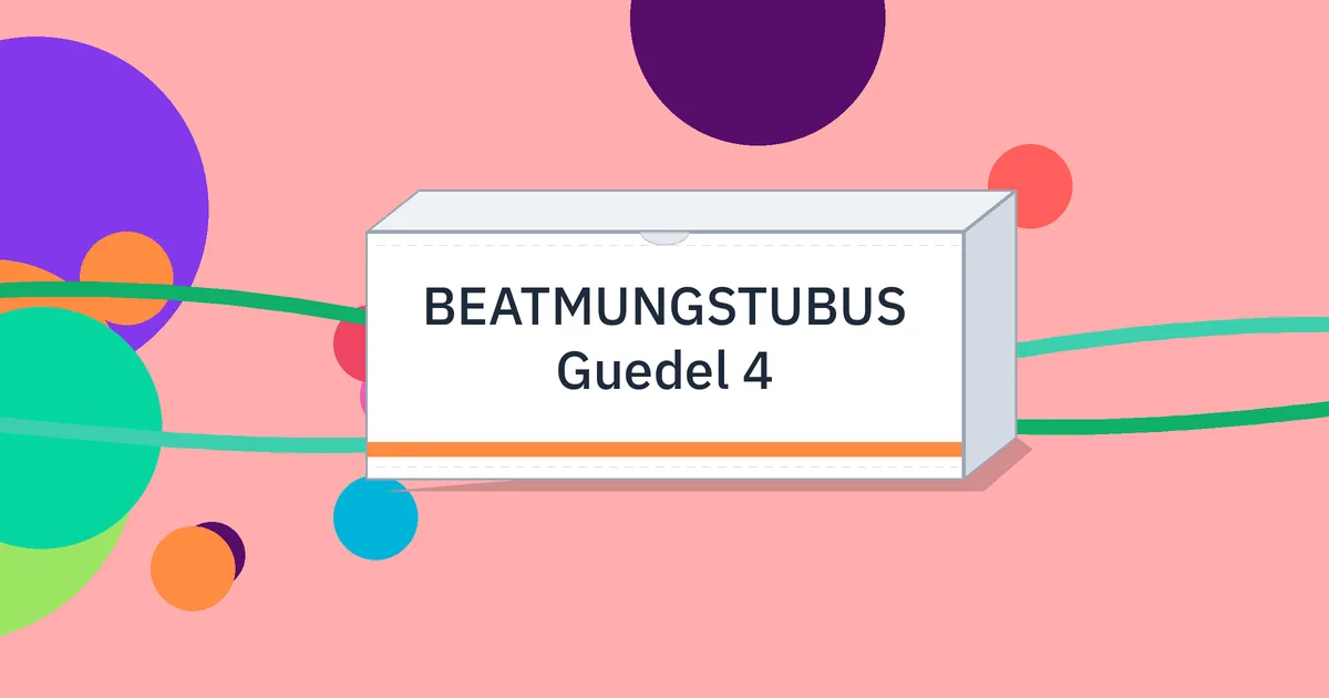Symbolbild: Packung mit der Aufschrift BEATMUNGSTUBUS Guedel 4 (PZN 01961227) – Verfügbarkeit und Bezug in Apotheken in Frankfurt am Main