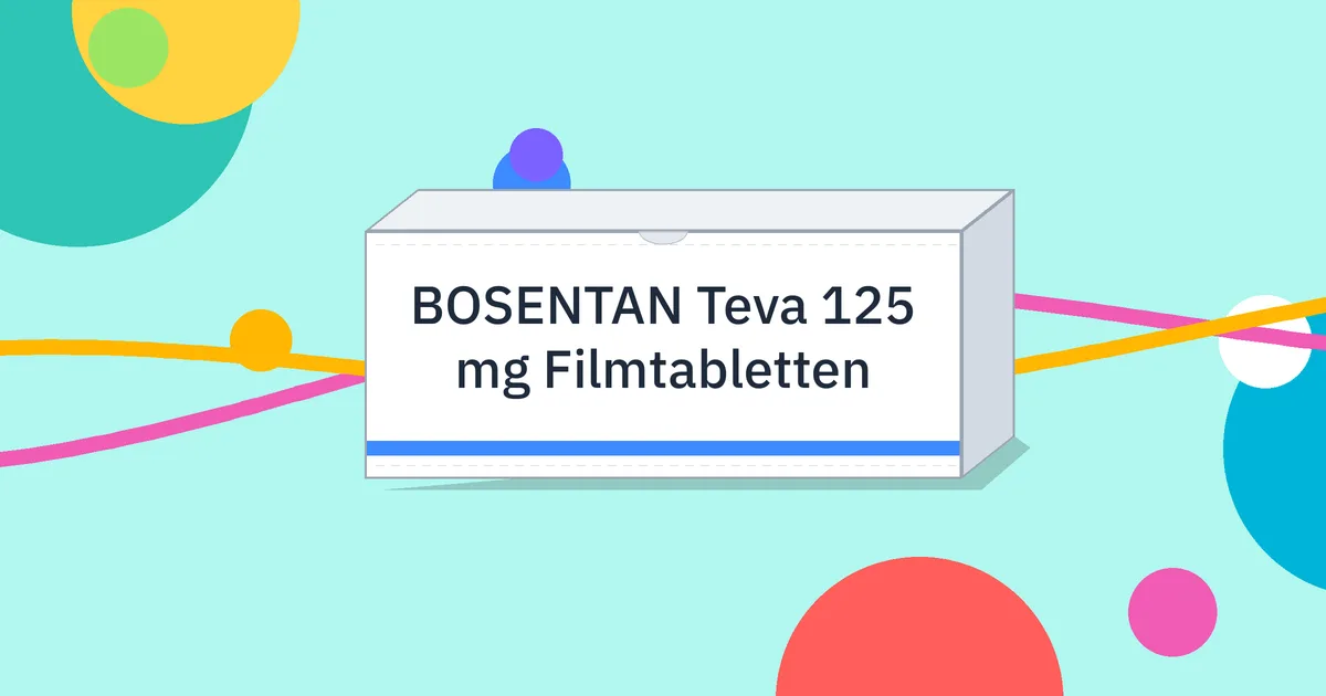 Symbolbild: Packung mit der Aufschrift BOSENTAN Teva 125 mg Filmtabletten (PZN 20218008) – Verfügbarkeit und Bezug in Apotheken in Frankfurt am Main