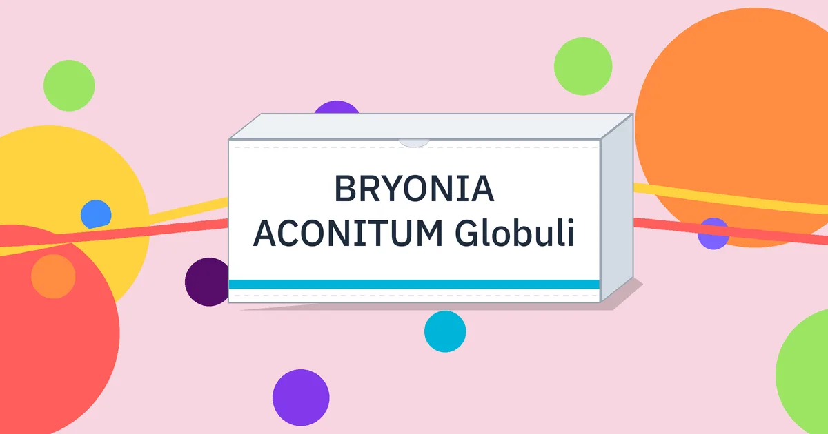Symbolbild: Packung mit der Aufschrift BRYONIA ACONITUM Globuli (PZN 08784662) – Verfügbarkeit und Bezug in Apotheken in Frankfurt am Main