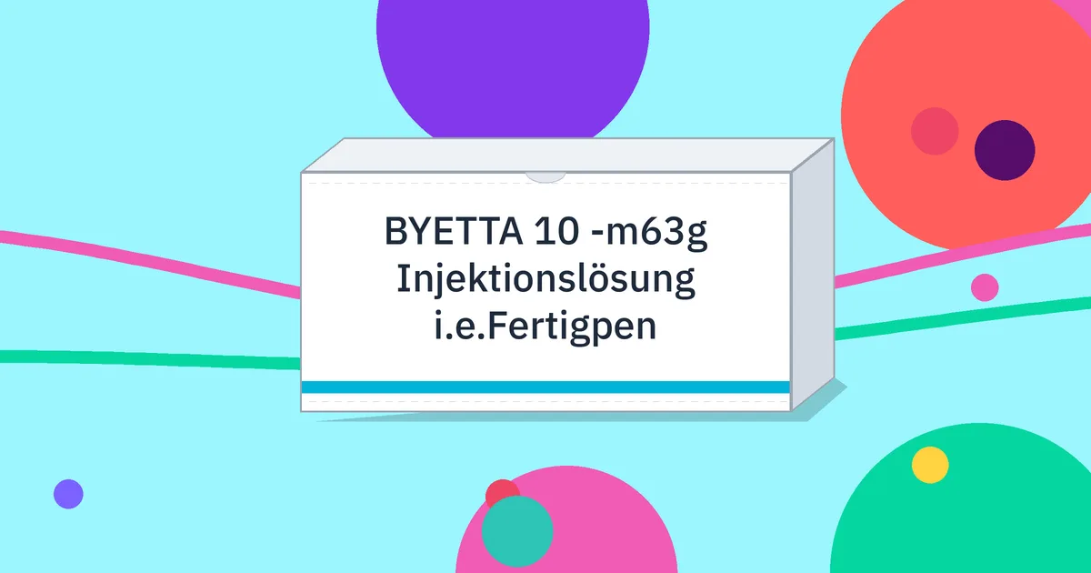 Symbolbild: Packung mit der Aufschrift BYETTA 10 -m63g Injektionslösung i.e.Fertigpen (PZN 11564757) – Verfügbarkeit und Bezug in Apotheken in Frankfurt am Main